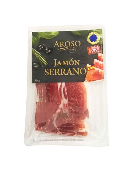 Coğrafi İşaretli Aroso Jamon Serrano 80 gr | Endemigo